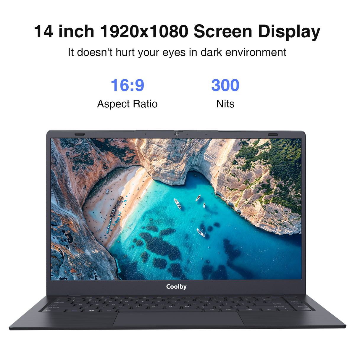 2024 Laptop Computer, 14.1 inch Notebook PC with Intel N4000 Processor ...